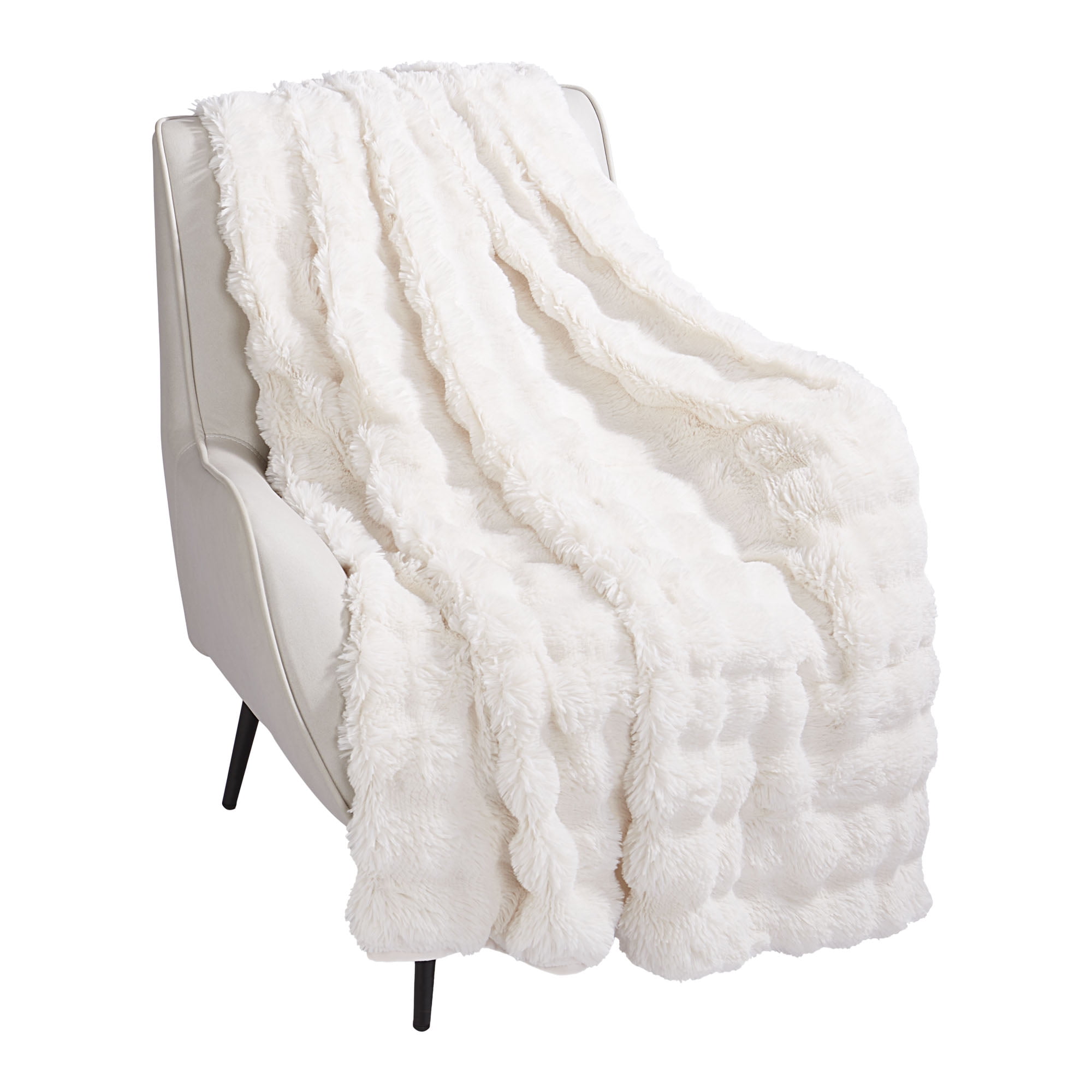 Click here for Holiday Time Cloud Bubble Faux Fur Throw Throw prices