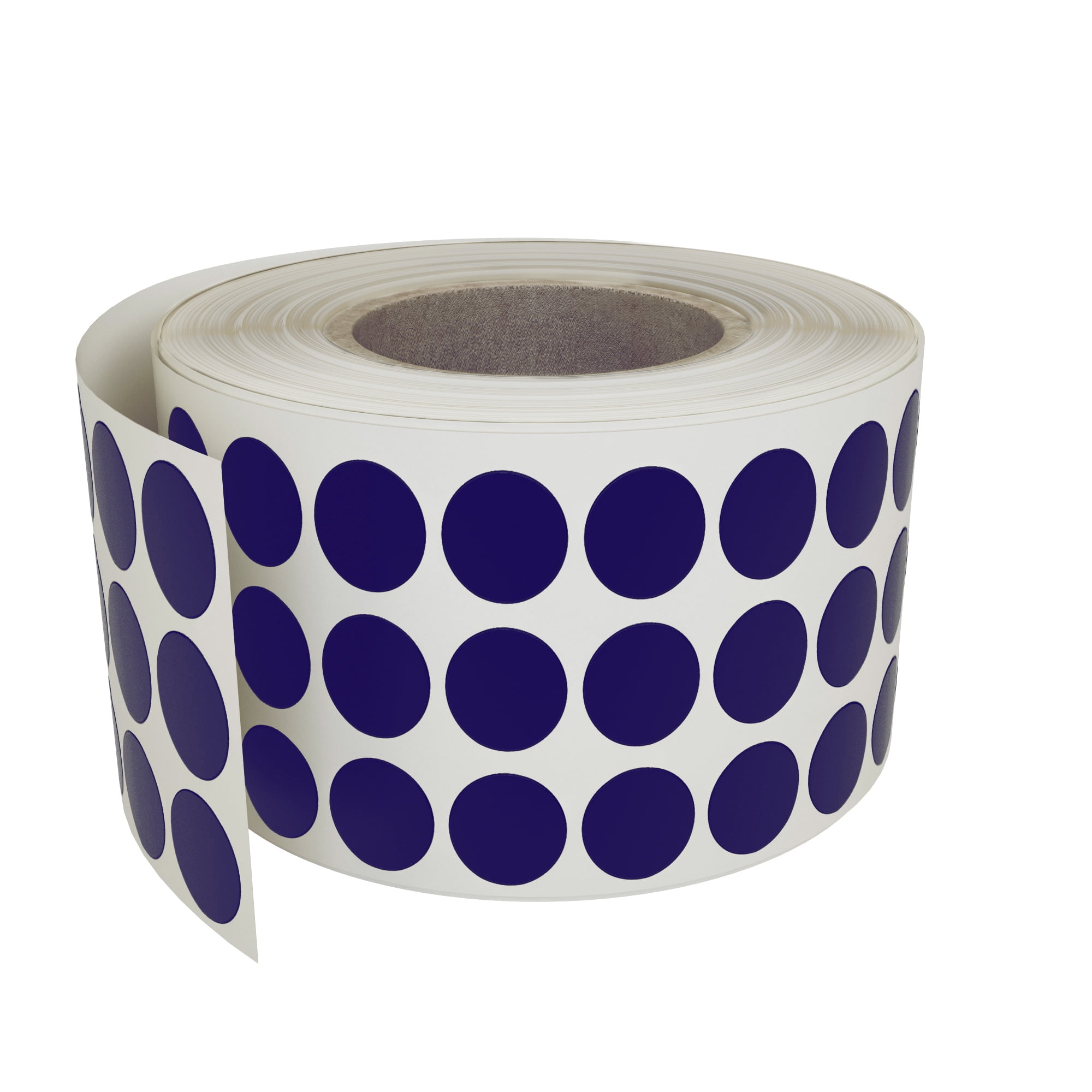 Royal Green Mini Dot Stickers 1/4 inch Circle Label Roll in Royal Blue ...