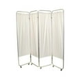 Free Shipping! Standard 3-Panel Privacy Screen with casters, vinyl ...