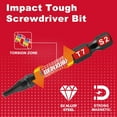 UYGDUY-Geinxurn 5 Pieces T7 Impact Tough Magnetic Screwdriver Bit Set ...