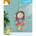2PCS Bird Parrot Foraging Shredder Hanging Toys Sola Balls with Sand ...