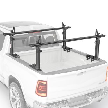 AA-Racks 800 Lb 2 Bar Pick-up Truck Utility Ladder Rack Matte Black ...