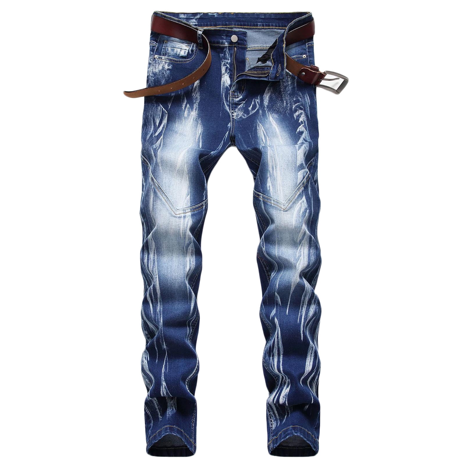 IROINNID Jean Pants For Men Jeans New Fashion Have Pockets Button ...