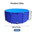 Large Collapsibles Canvas Stock Tank Pond - Aboves Ground Fish Pond for ...