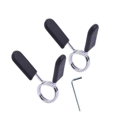 2 Pieces Barbell Bar Adapter Sleeve with Plate Posts L Shaped Wrench ...
