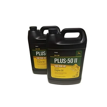 John Deere Original Equipment 2 QUARTS. Plus-50 II SAE 15W-40 Oil # ...