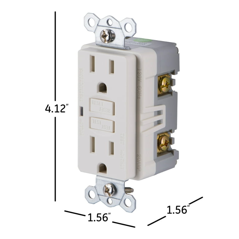 Gfci Receptacle Dimensions