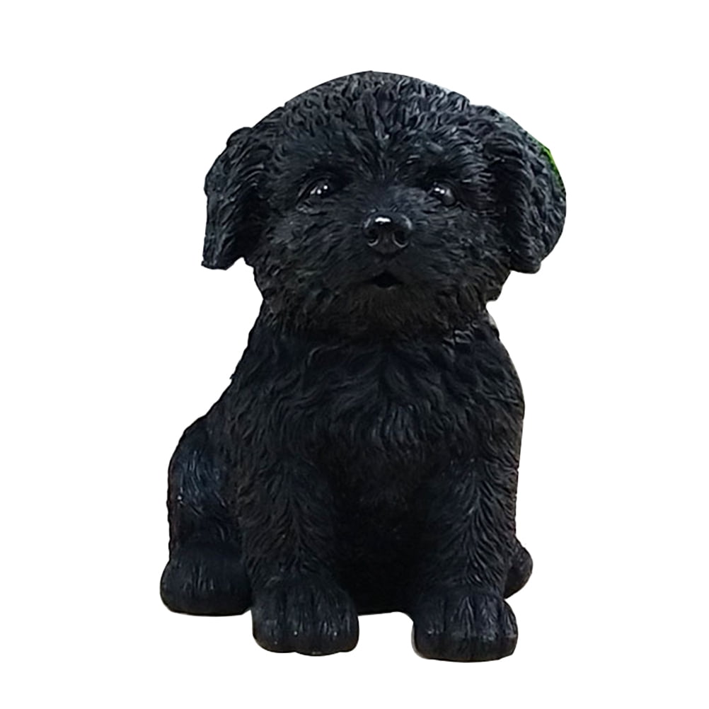 NUOLUX Dog Statue Decor Resin Retriever Ornament Home Figurine Puppy ...