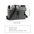 4.9 Gal Water Tank Set, Large Water Bucket with Detachable Spigot ...