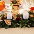 BESTYASH Elegant Black Metal Candle Holders, Tapered Design for Festive ...