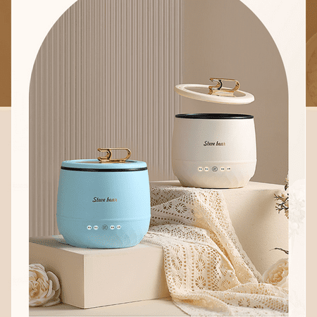 MesaSe Mini Rice Cooker Portable Design Rice Cooker Small for Long ...
