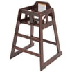 "Winco Kitchen Eating High Chair, Walnut Finish Wood, 29.25""H x 20.125 ...
