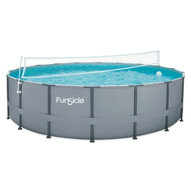 Funsicle Big Jaws Inflatable Shark Swimming Pool, Rectangular, Age 3 ...