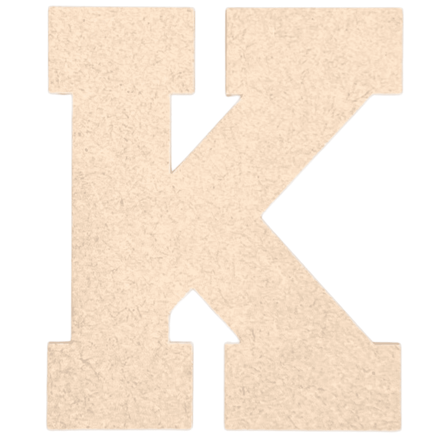 Krafty Supply - 4" Tall MDF Letter K | 1/8" Thick |Collegiate|Wooden ...