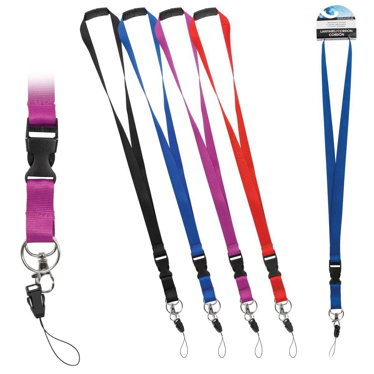 Click here for Merangue Lanyard With Breakaway Clip prices