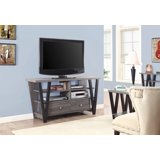 2-drawer TV Console Black and Grey - Walmart.com