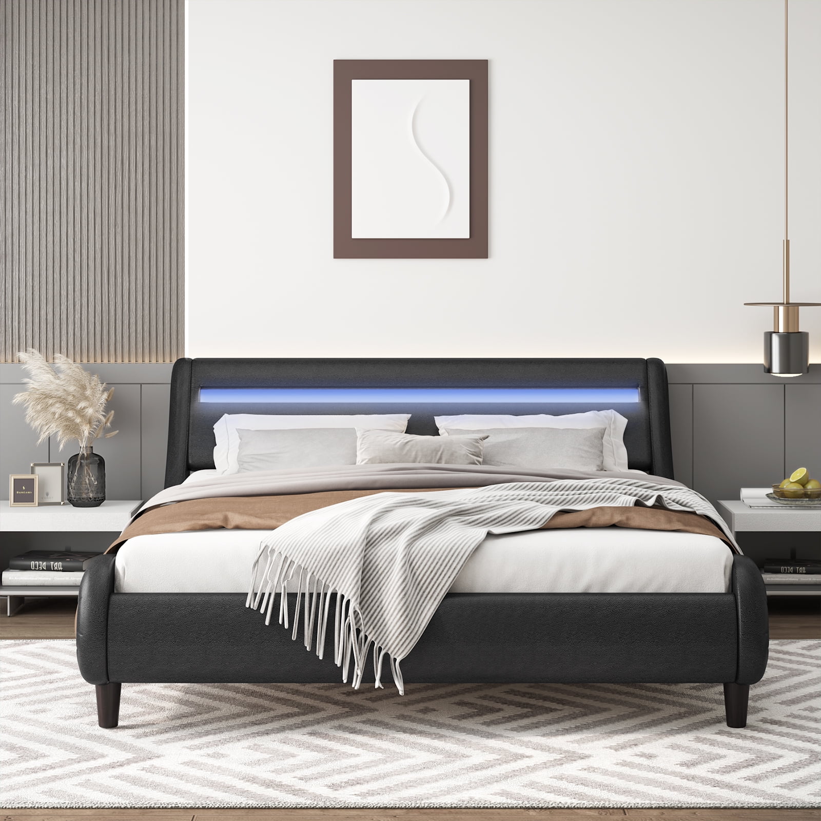 Low Double Bed Designs In Wood