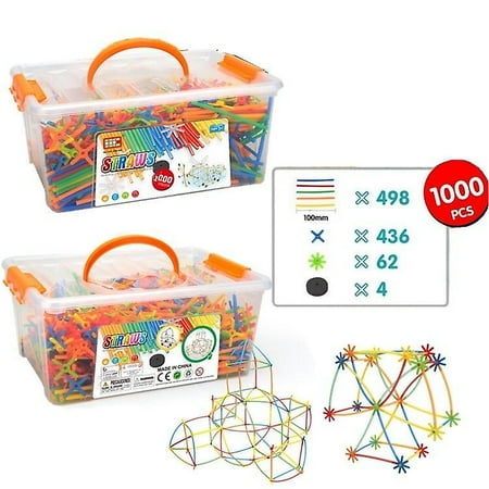 Straw Constructor Stem Toys Interlocking Blocks Building Straws ...