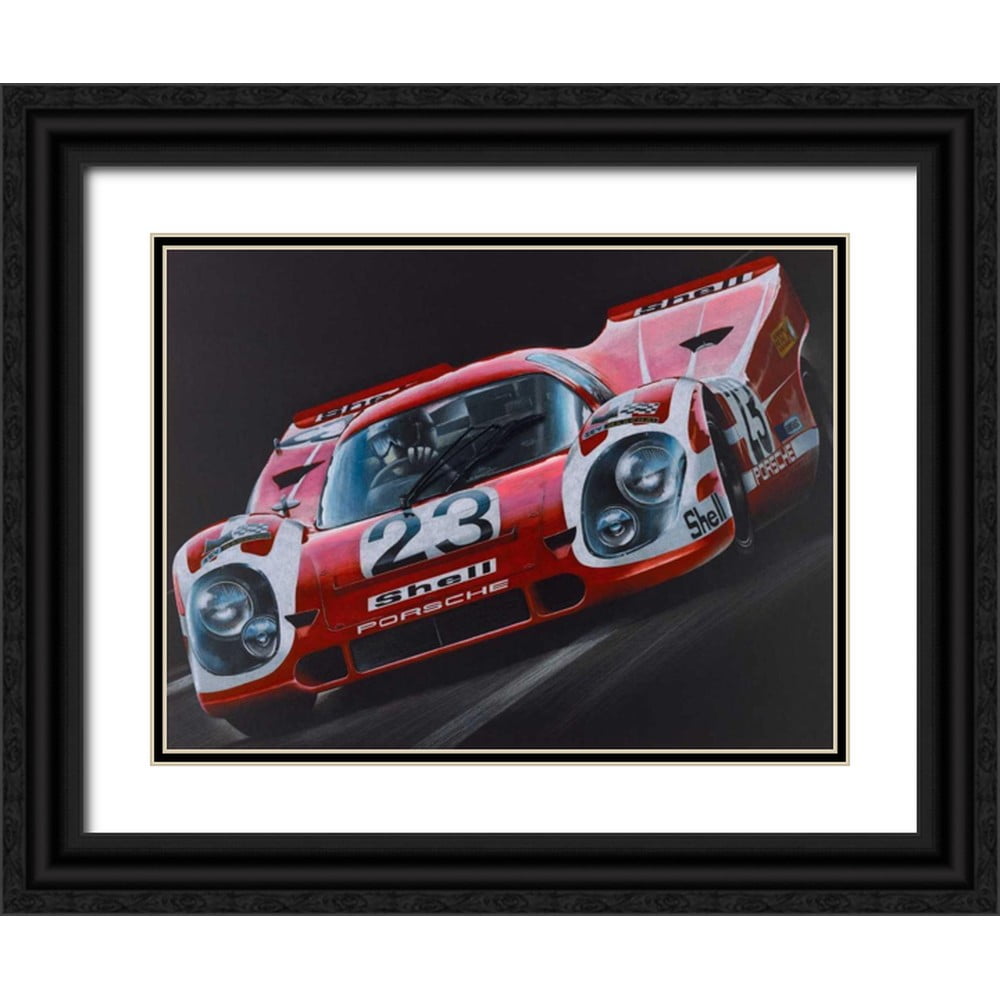 Strothers, Todd 32x25 Black Ornate Wood Framed with Double Matting ...