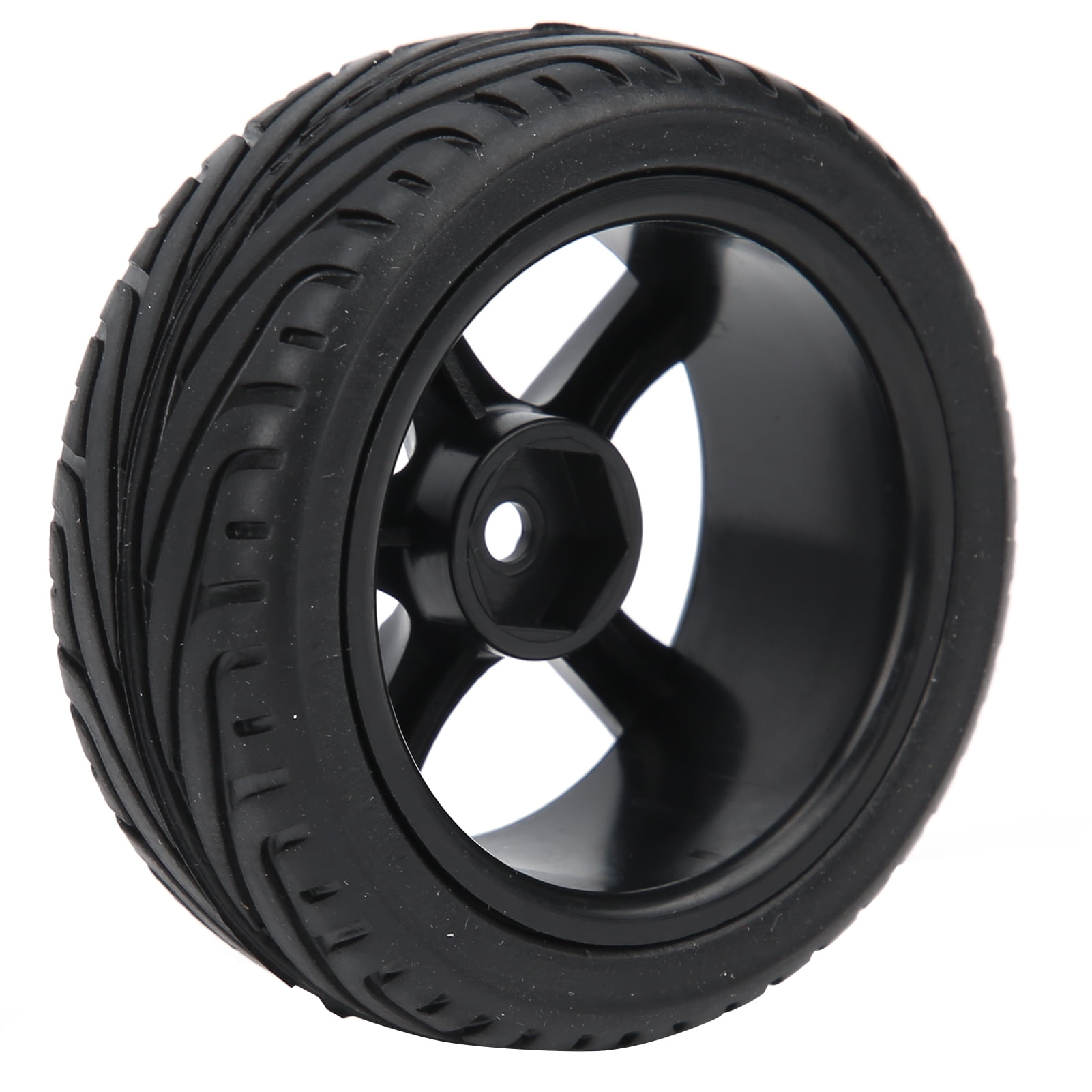 Herwey RC Tires 5 Spoke Tyres Remote Control Rubber Tires With Plastic ...
