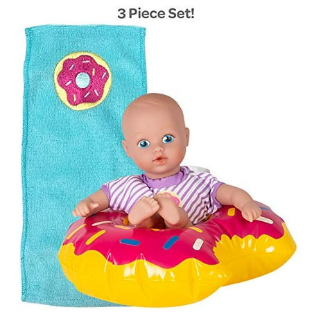 Adora Water Baby Doll, SplashTime Baby Tot Sprinkle Donut 8.5 inch Doll ...