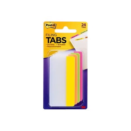 Post-it 686-PLOY3IN - Index tabs - - 24 pages (4 x 6) - assorted bright ...