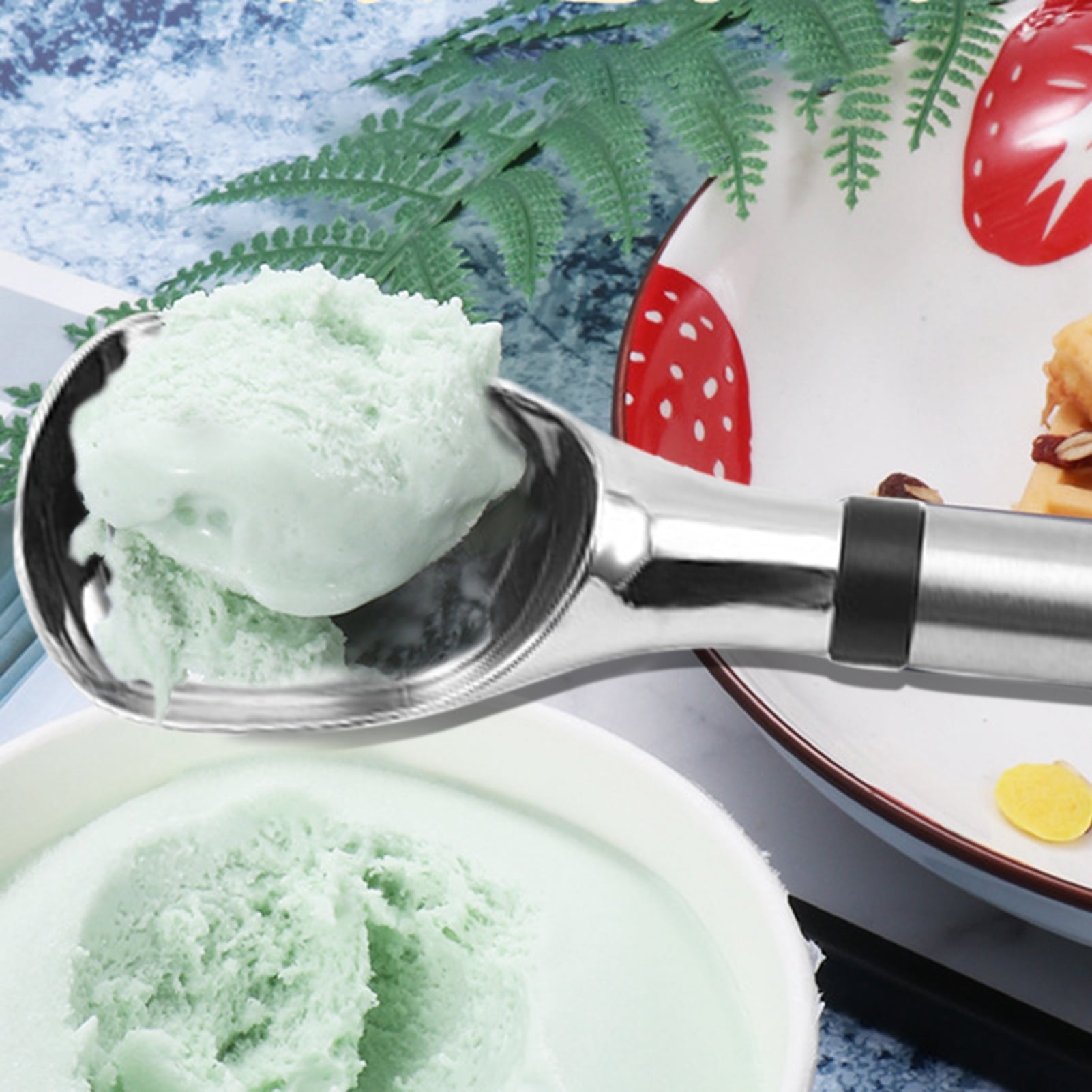 kiskick Ice Cream Spoon - Eco-Friendly Rust-Proof Stainless Steel ...