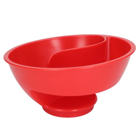 Wet Dry Separated Bowl,Cereal Divided Bowl Multipurpose Chip Dip Bowl ...