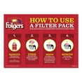 Folgers Coffee 10107 1.4 oz Coffee Filter Packs 100 Percent Colombian ...