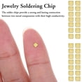 BESTYASH 150Pcs Easy Solder Chips for Jewelry Making Golden Color ...