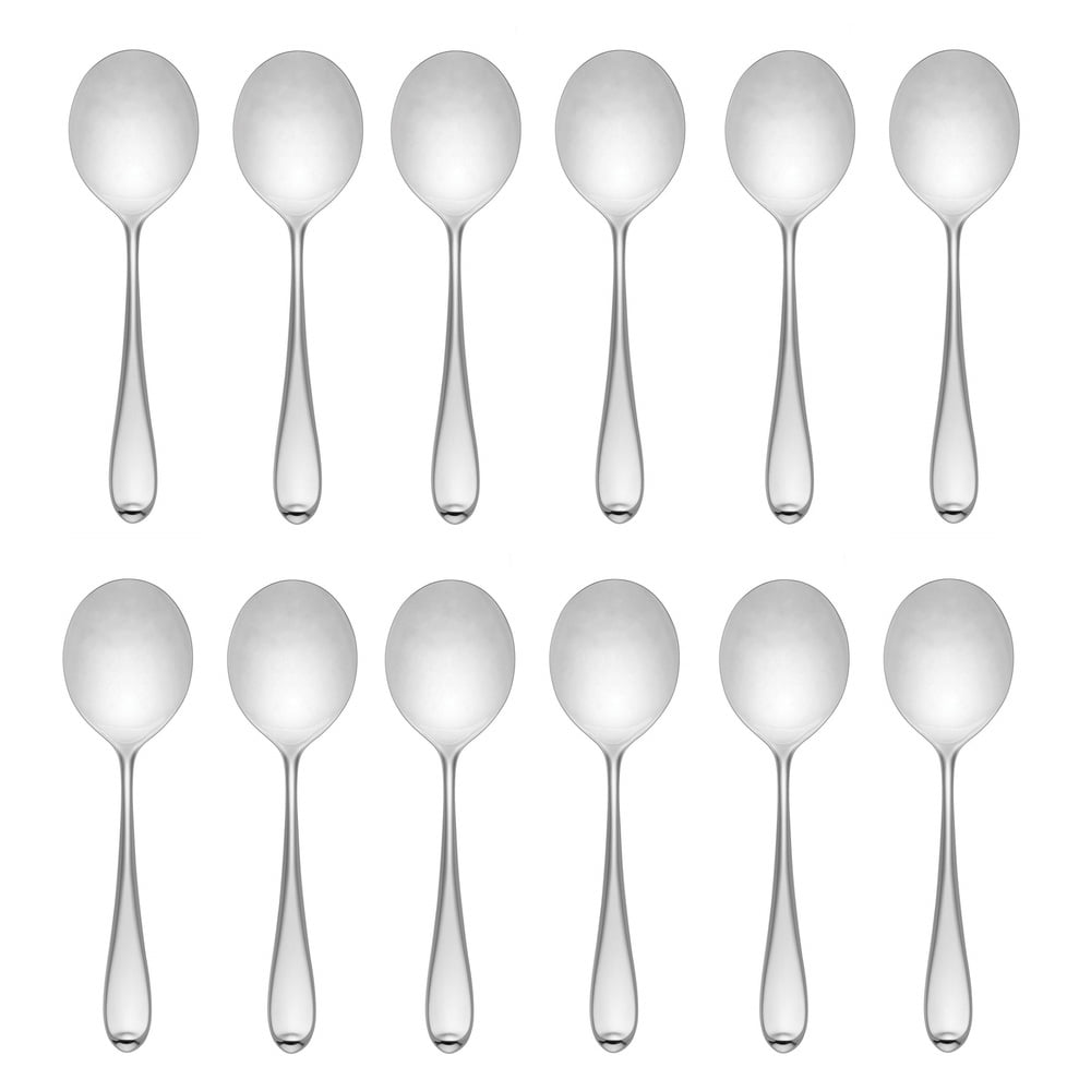 Gorham Studio 18/10 Stainless Steel Bouillon Spoon (Set of Twelve ...