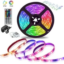 16.4ft Led Strip Lights, Ultra Long RGB 5050 Color Changing LED Light ...