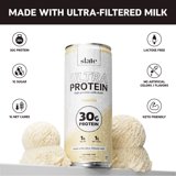 Slate Ultra Milk Shake, 30g Protein, Vanilla, 11 fl oz, 4 Pack ...