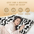 Body Pillow Cover - black white geometry Soft Body Pillow Pillowcase ...