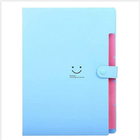 1pc Extension Folder 5 Pockets, Folder A4 Paper Organizer, Organize ...