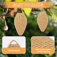 4 Pack Large Crochet Fake Wasp Nest Decoy, Artificial Faux Hornet Nest ...