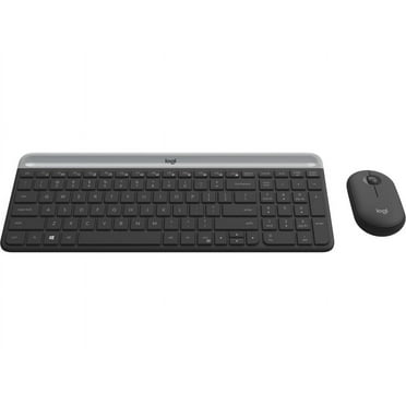 Logitech Slim Wireless Keyboard and Mouse Combo - Low Profile Compact ...