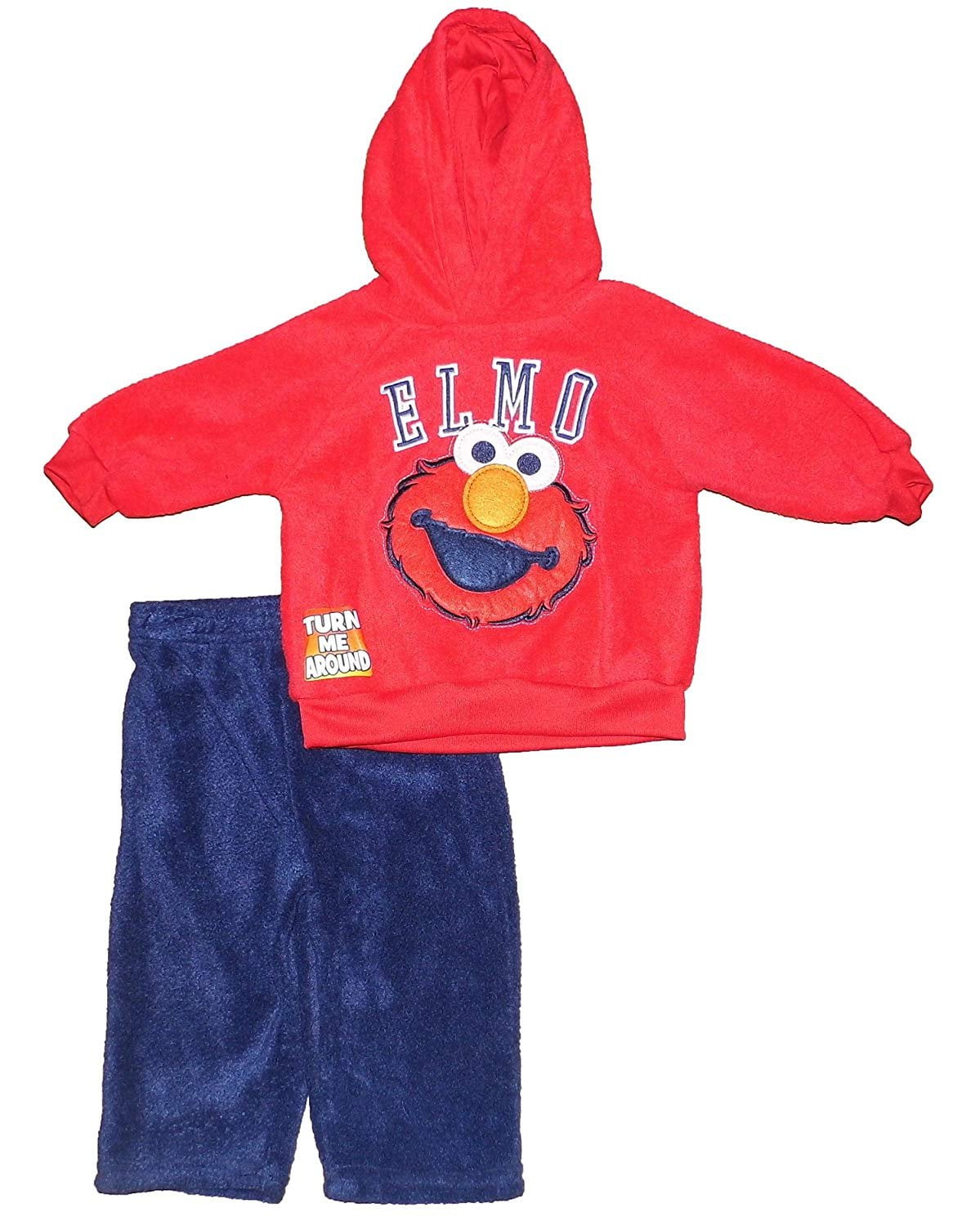 Sesame Street Baby Boys' Elmo Infant 2 Piece Micro Fleece SET (12Mos ...