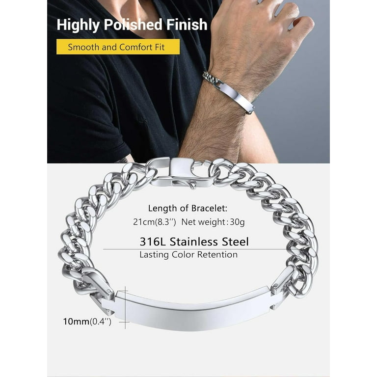 Personalized bracelets for him store