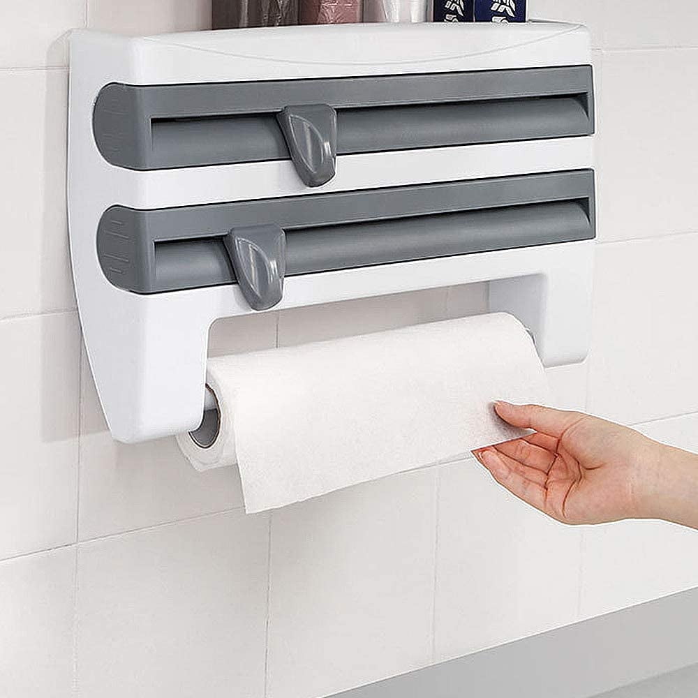 Click here for Addfst 4-In-1 Wall-Mount Paper Towel Holder plasti... prices