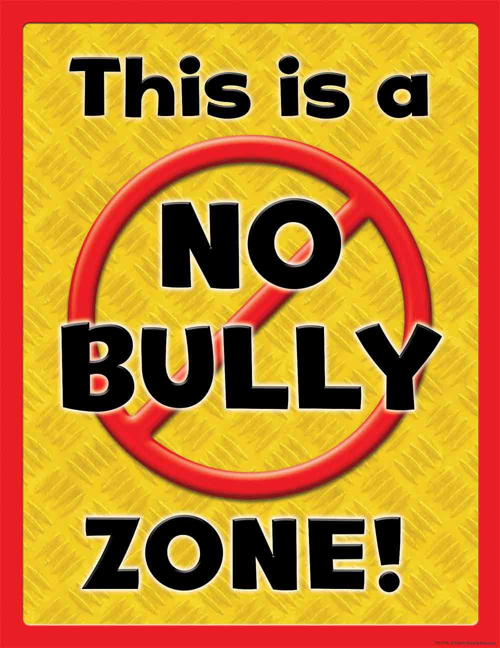No Bullying Zone Poster