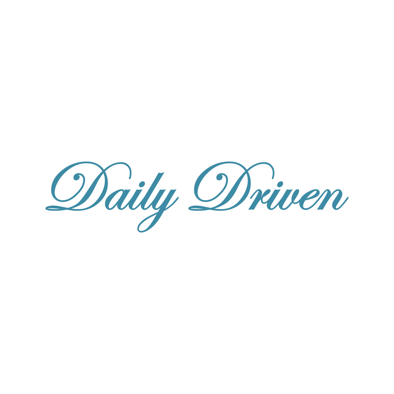 Daily Driven Sticker Decal Die Cut - Self Adhesive Vinyl - Weatherproof ...