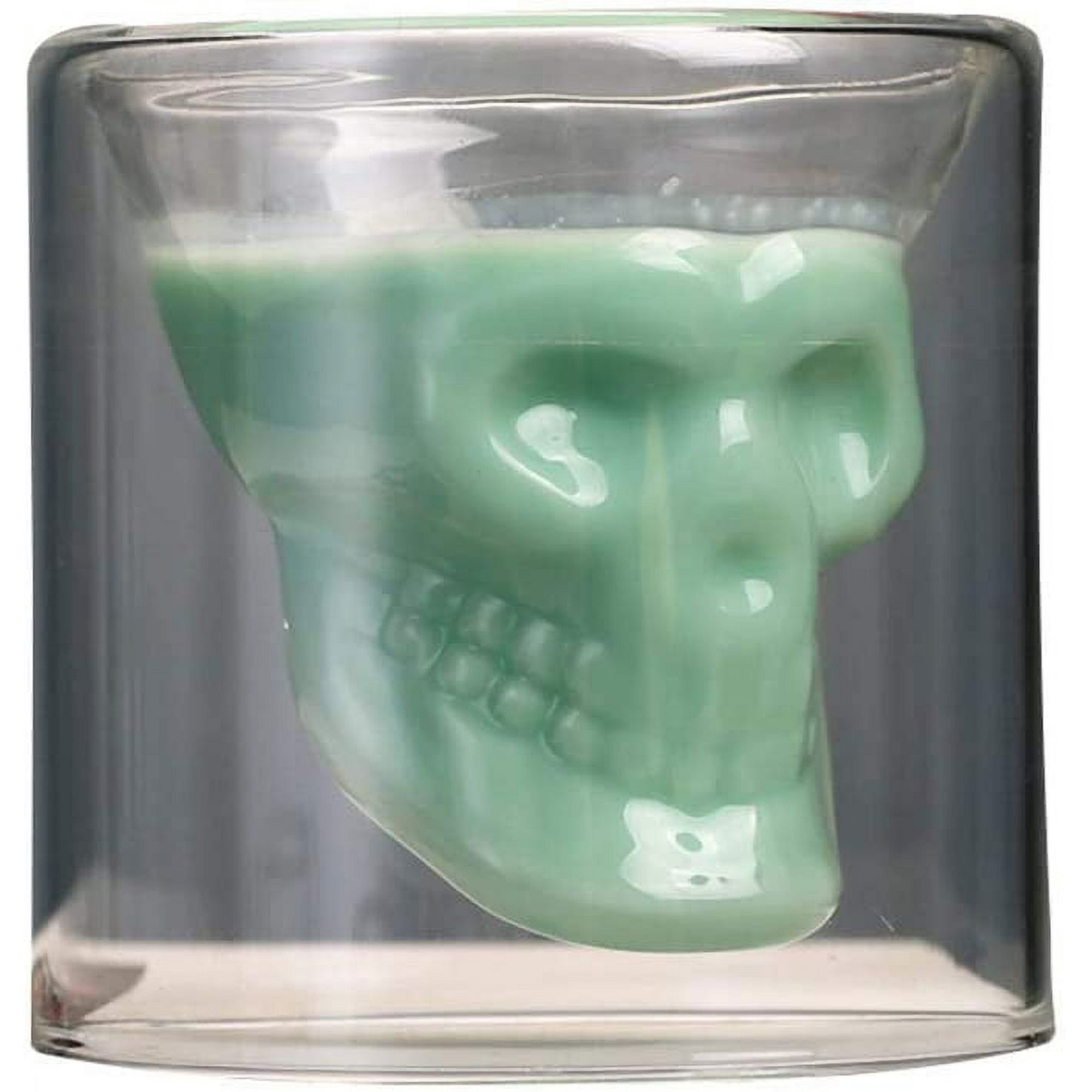 Click here for Cinhao Double-Walled Glass With Skull Motif  Trans... prices