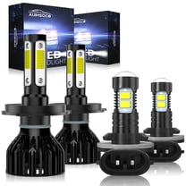 9007 H10 LED Headlight Hi-Low Beam Fog Light Combo For Ford F-150 F-250 ...