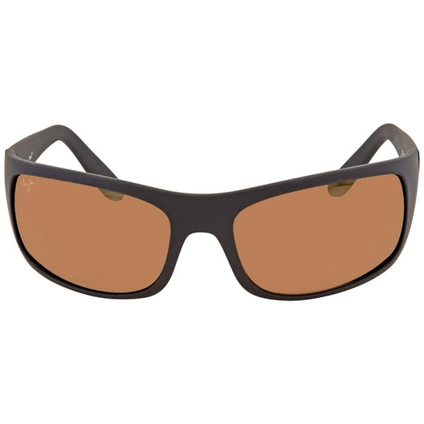 Maui Jim Peahi Hcl Bronze Wrap Unisex Sunglasses H202 2m 65