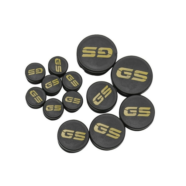 Labymos 13 PCS Motorcycle Frame Plug Kit Protector Cover Hole Cover ...