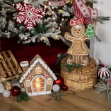 Northlight LED Lighted Gingerbread Girl Christmas Figurine - 15.25 ...