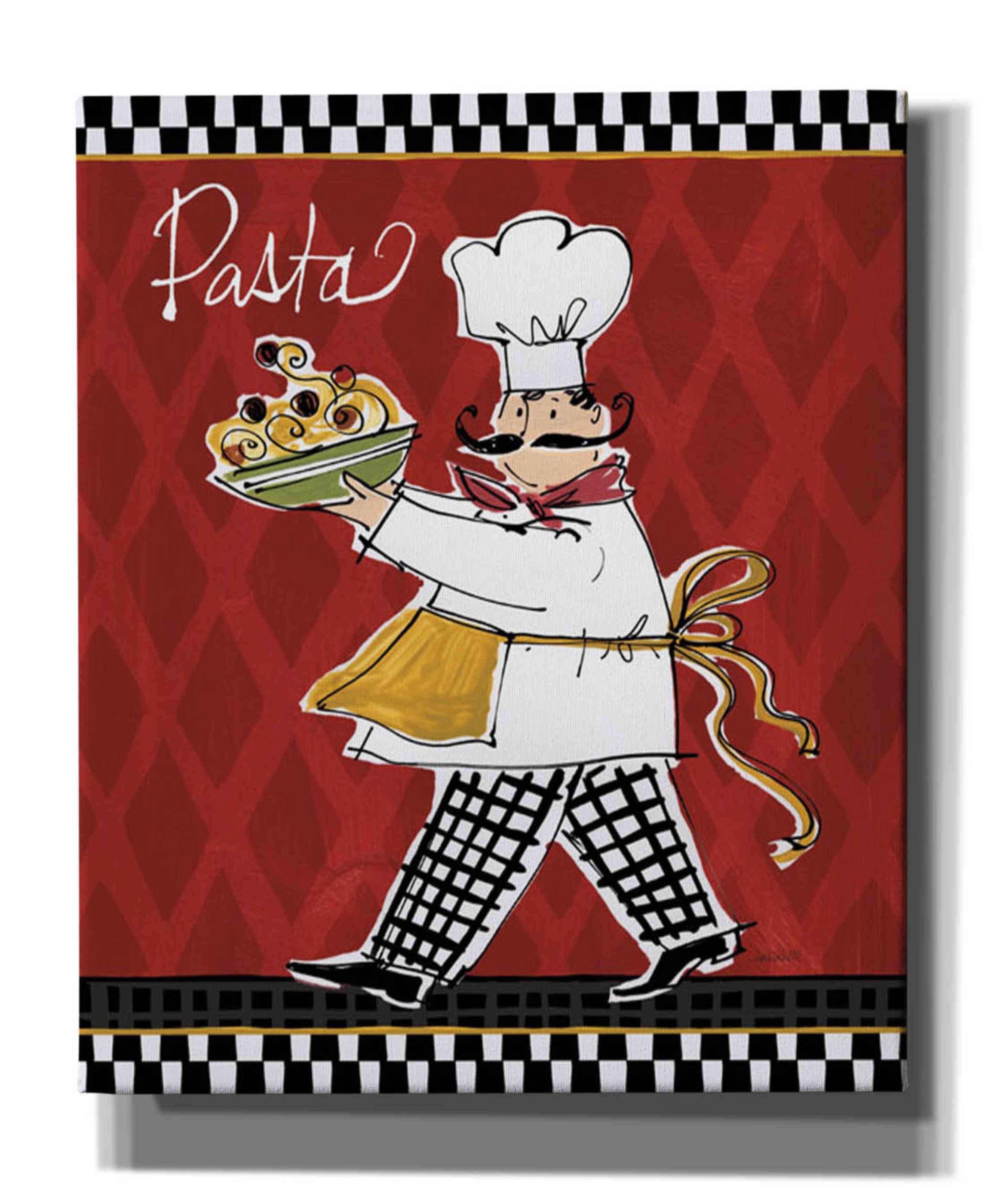 Epic Graffiti 'Chefs on the Go I' by Anne Tavoletti, Canvas Wall Art ...