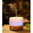 Ultrasonic Aroma Diffuser/Humidifier with Bamboo Base - Walmart.com
