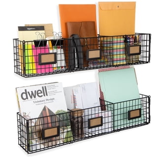 U Brands Linen Magazine File Holder, Beige Linen Finish, Beige, 1 Count ...